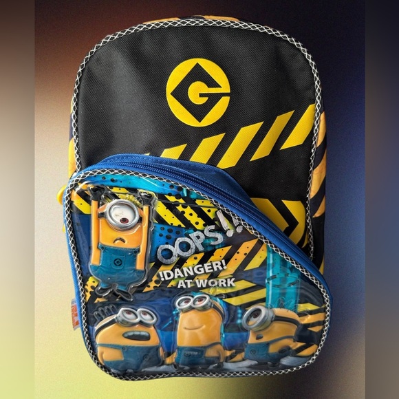 Universal Studio | Bags | Despicable Me Danger At Work Backpack | Poshmark